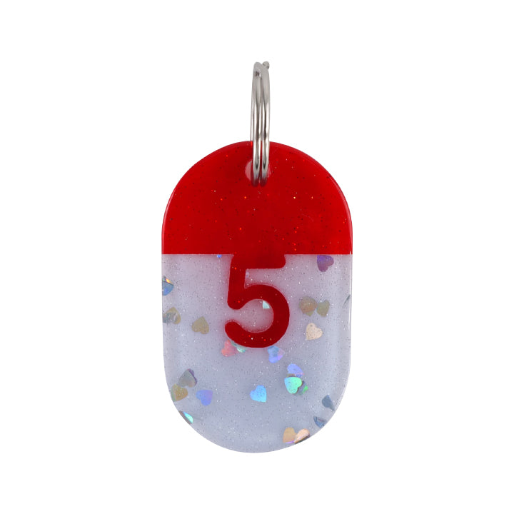 Acryl Tag Plate Number / 5 / 01 / NEWSED