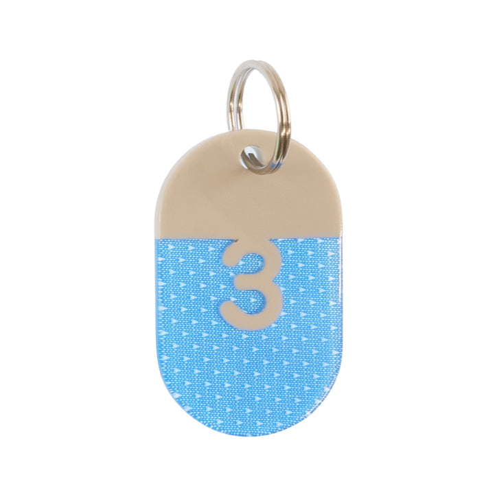 Acryl Tag Plate Number / 3 / 20 / NEWSED